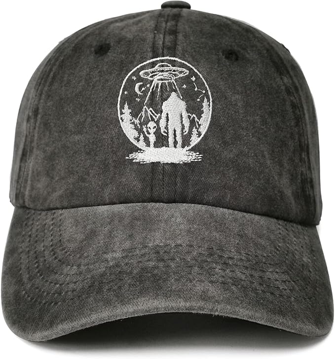 Embroidered UFO Alien Big Foot Hats – Embroyce